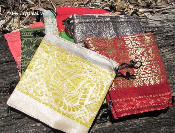 Small Cloth Bags - Pouches - Healing Crystal Bags - My CrystalAura