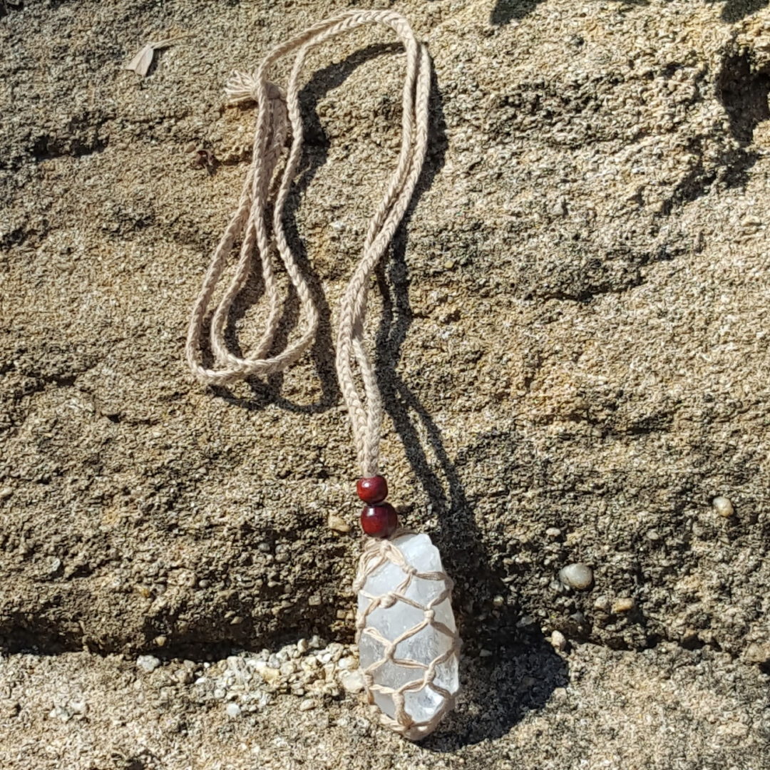 Macrame Crystal Necklace - Buy Crystals Online - My CrystalAura